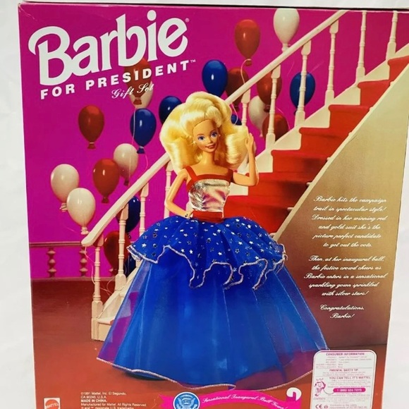 Mattel | Toys | Barbie For President Doll 991 Mattel Nib | Poshmark